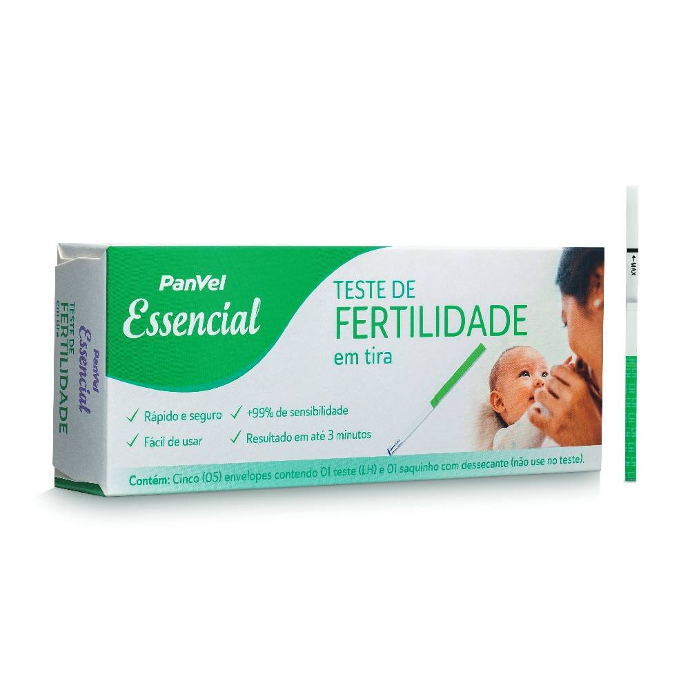 Teste Fertilidade Panvel Essencial 5 Unidades - PanVel Farmácias