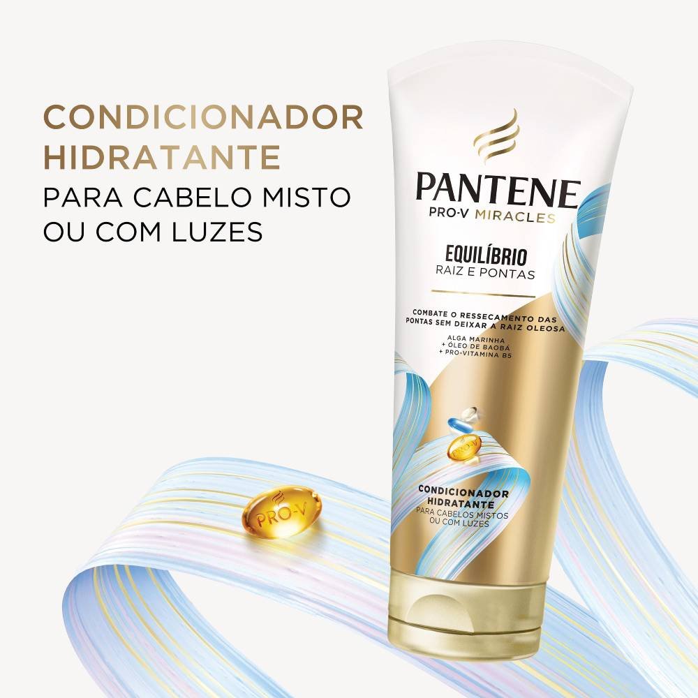 Condicionador Pantene Equilíbrio Raiz E Pontas 250 Ml - PanVel Farmácias