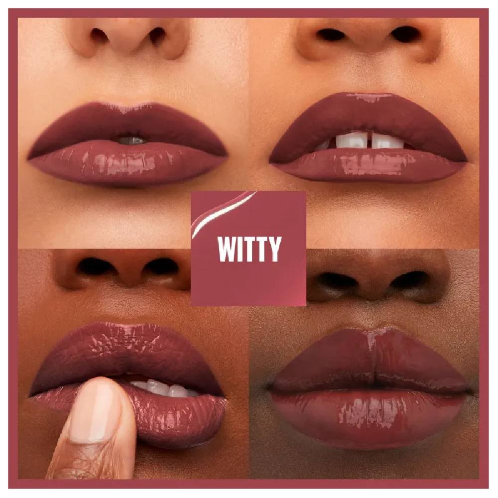 Batom Líquido Maybelline Ny Superstay Vinyl Ink Witty 4,2ml - PanVel ...