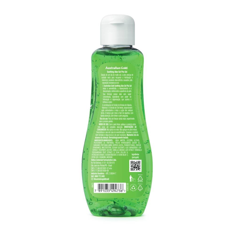 Gel Pós Sol Australian Gold Soothing Aloe 125g - PanVel Farmácias