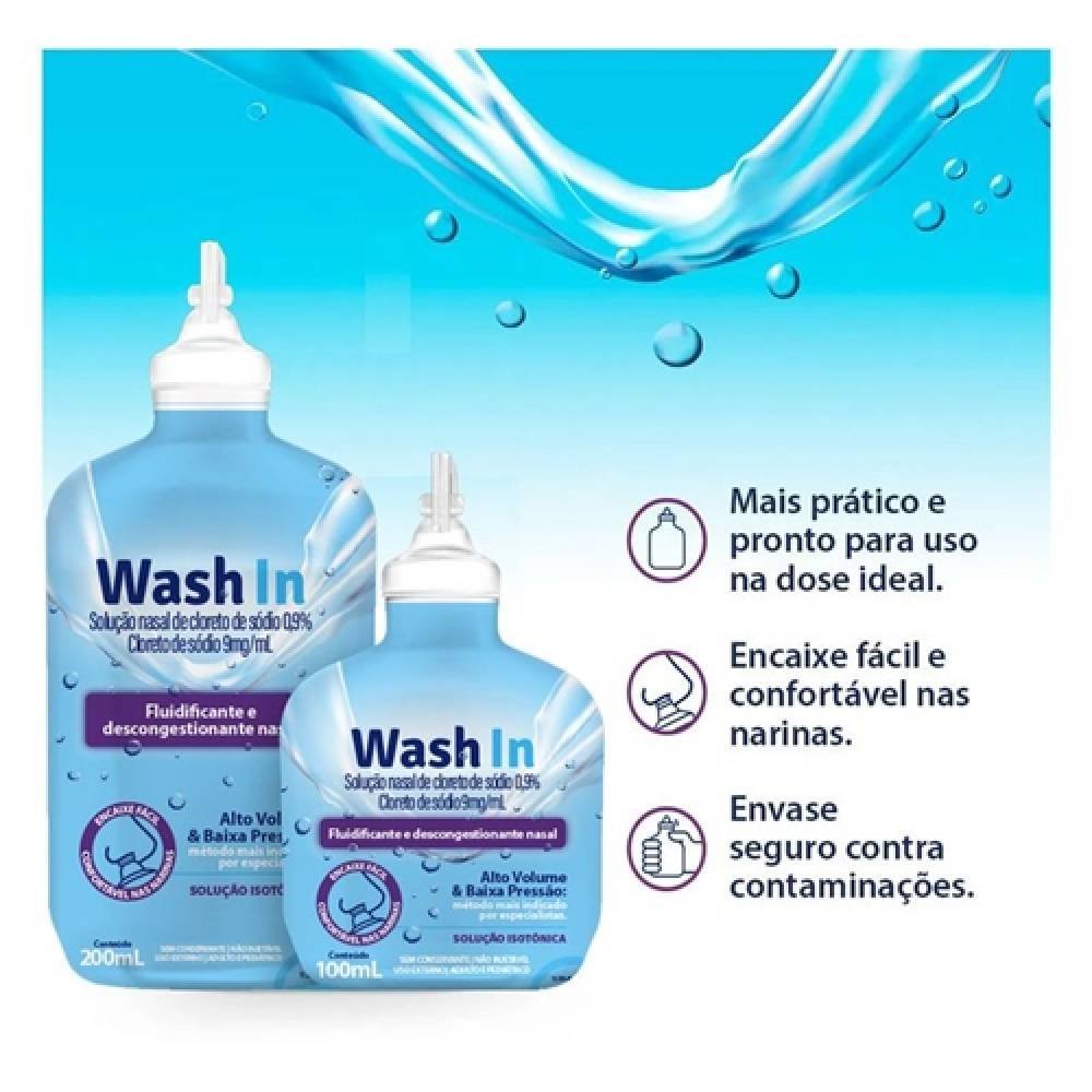 Wash In Solução Nasal De Cloreto De Sódio 0,9% 100ml Twist Off - PanVel ... Wash In Solução Nasal De Cloreto De Sódio 0,9% 100ml Twist Off - PanVel ...