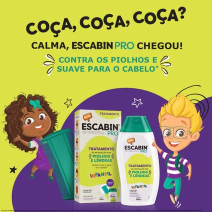 Escabin Pro 4% Emul Ct Fr X 100ml - PanVel Farmácias