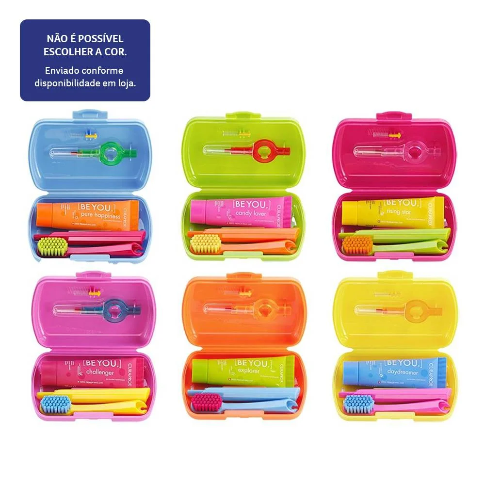 Kit Viagem Curaprox Travel Set Escova Interdental + Creme Dental De ...