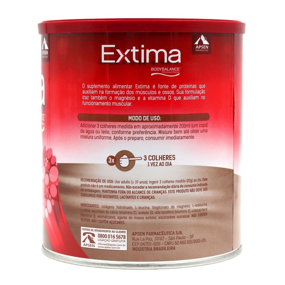 Extima Lata Chocolate C/600g - PanVel Farmácias