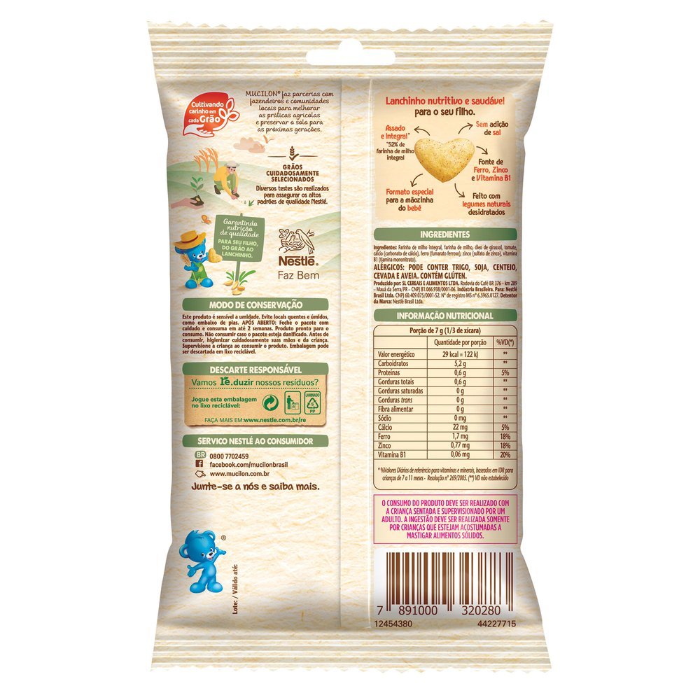 Mucilon Snack Tomate 35g - PanVel Farmácias