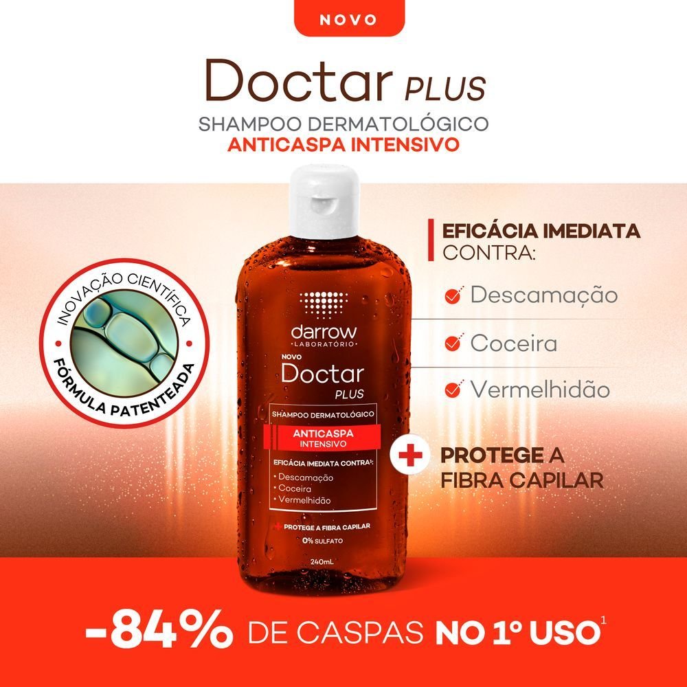 Shampoo Anticaspa Doctar Plus 240ml - PanVel Farmácias
