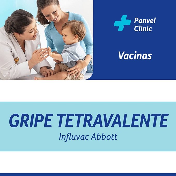 Vacina Gripe Tetravalente Influvac Abbott - PanVel Farmácias