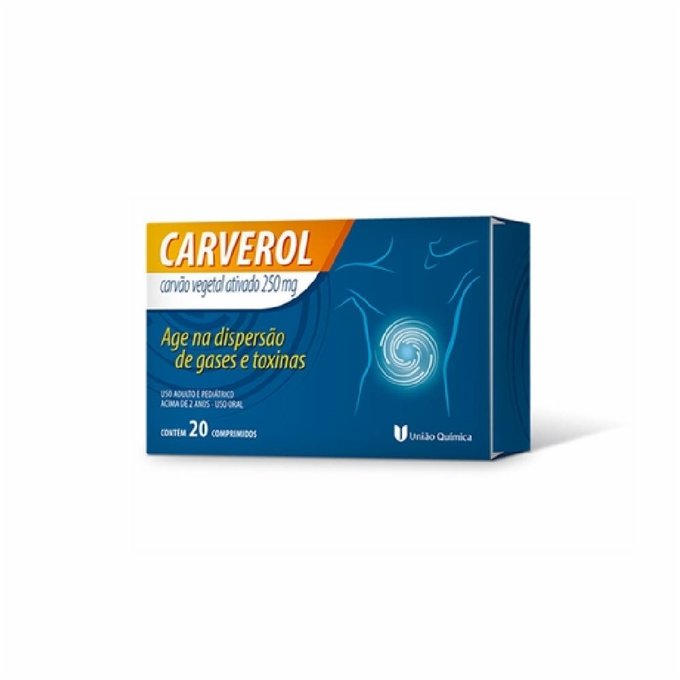 Carverol 250mg 20 Comprimidos - PanVel Farmácias