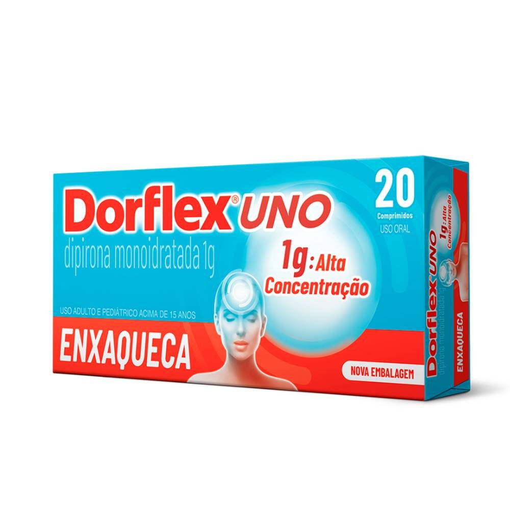 Dorflex Uno Enxaqueca 1g 20 Comprimidos | Panvel