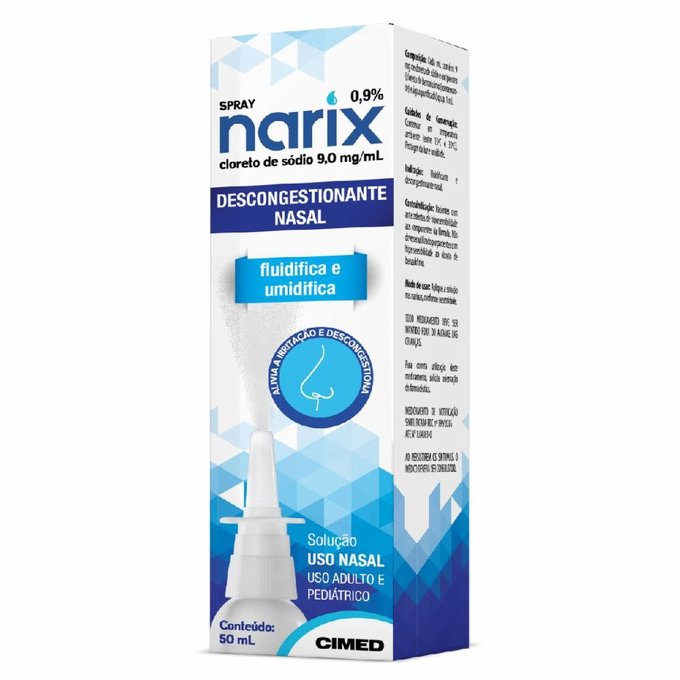 Narix Spray 9mg 50ml - PanVel Farmácias