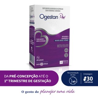 Ogestan Pré 30 Capsulas - PanVel Farmácias