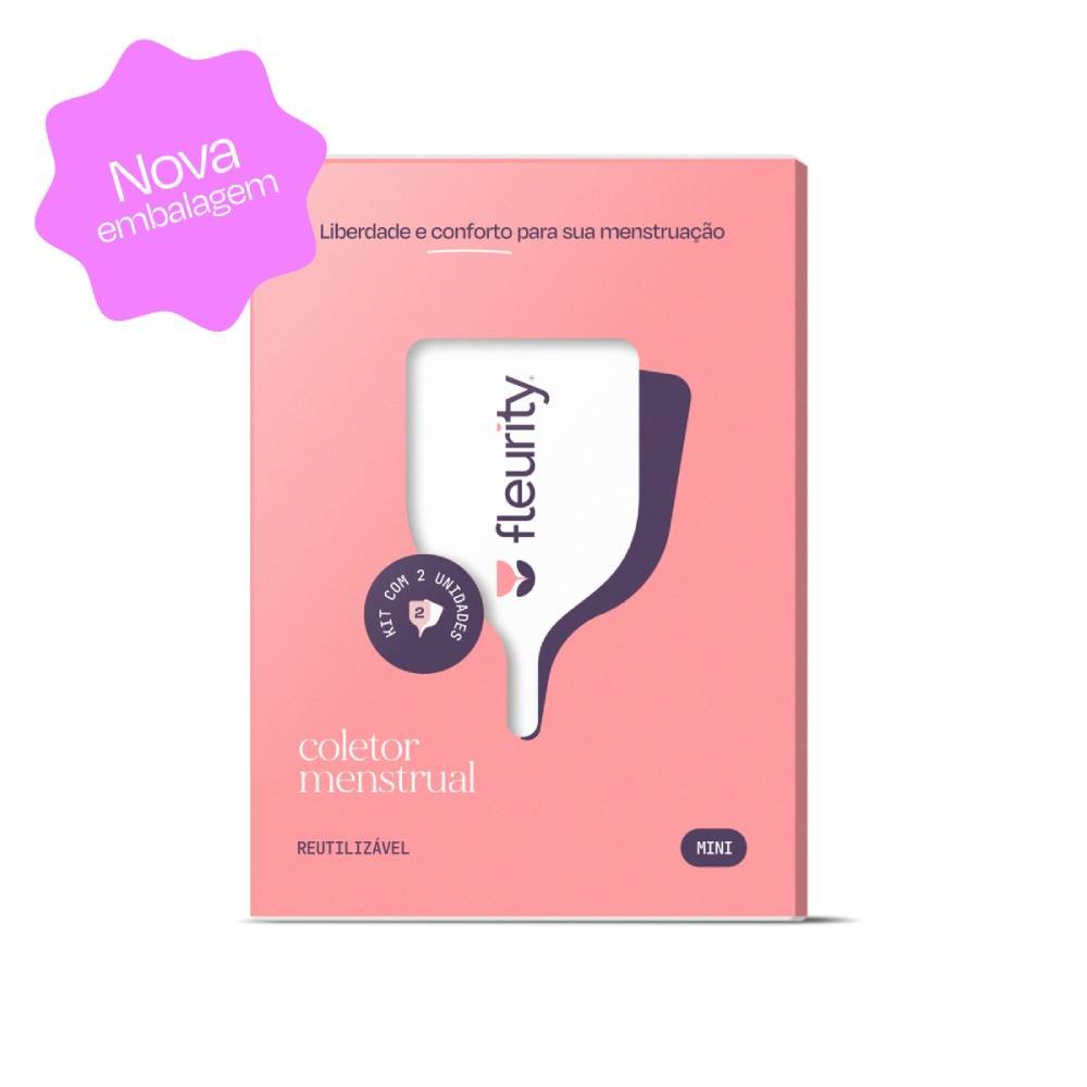 Coletor Menstrual Fleurity Mini 2 Unidades - PanVel Farmácias