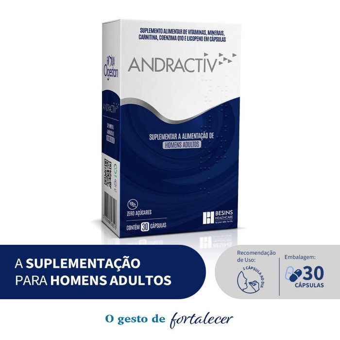Andractiv 30 Caps - PanVel Farmácias