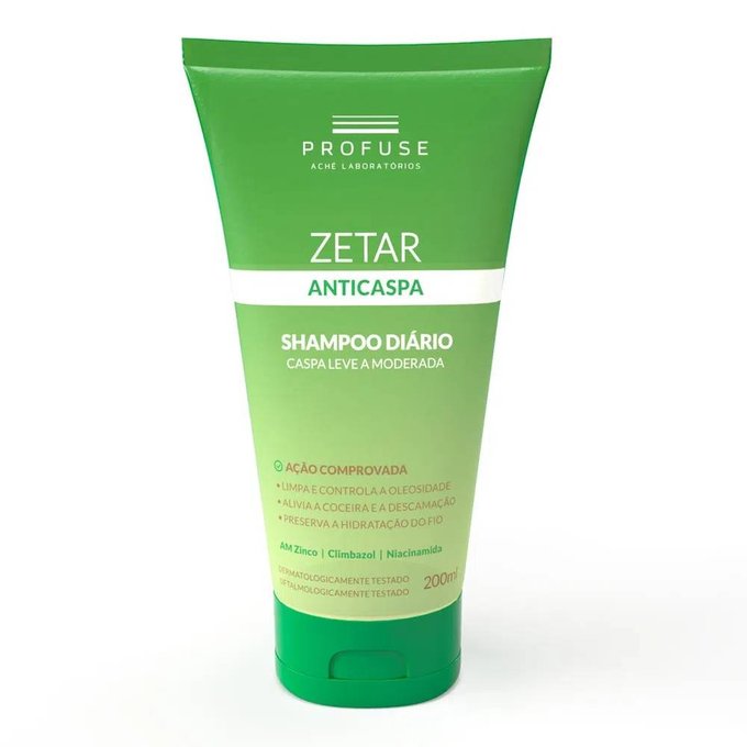 Shampoo Anticaspa Zetar Profuse 200ml - PanVel Farmácias