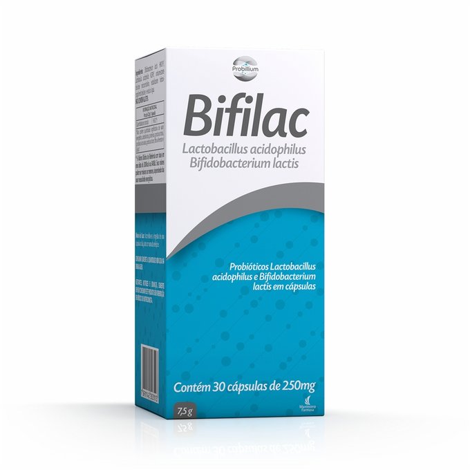 Bifilac 250mg 30 Cápsulas - PanVel Farmácias