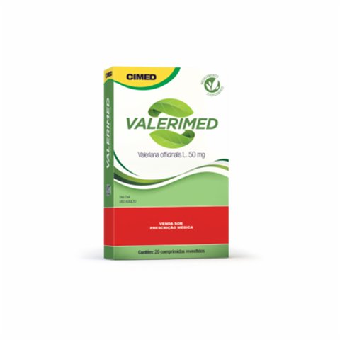 Valerimed 50mg 20 Comprimidos Revestidos - PanVel Farmácias