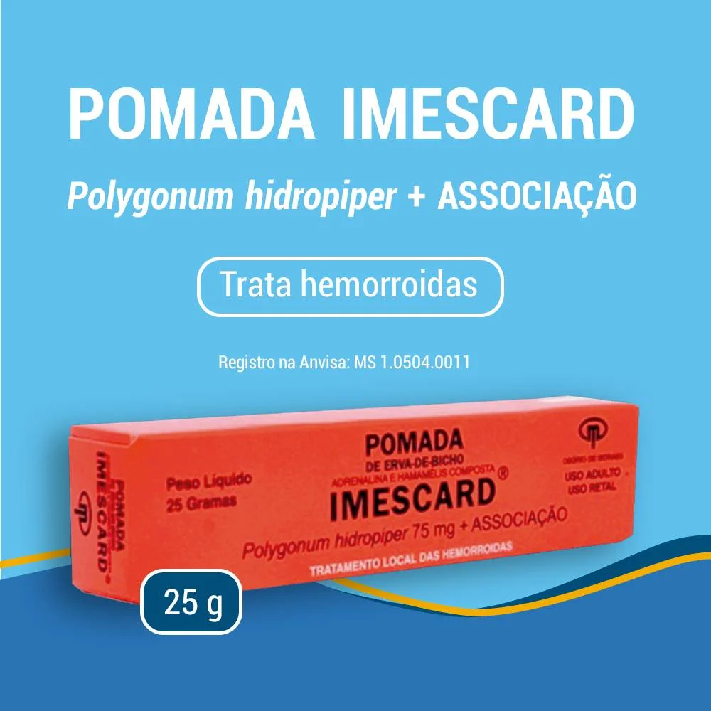 Imescard Pomada 25g - PanVel Farmácias