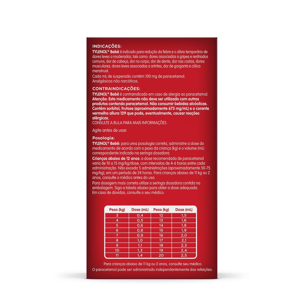 Tylenol Bebê 15 Ml - PanVel Farmácias