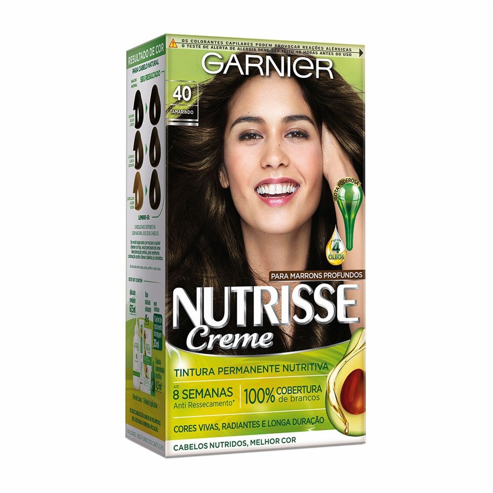 Tintura Garnier Nutrisse 40 Tamarindo - PanVel Farmácias