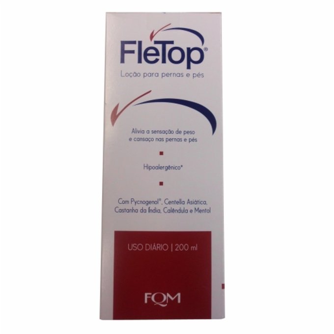 FLETOP LOCAO PARA PES E PERNAS 200 ML - PanVel Farmácias