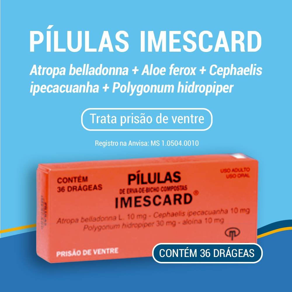 Imescard Com 36 Pilulas - PanVel Farmácias