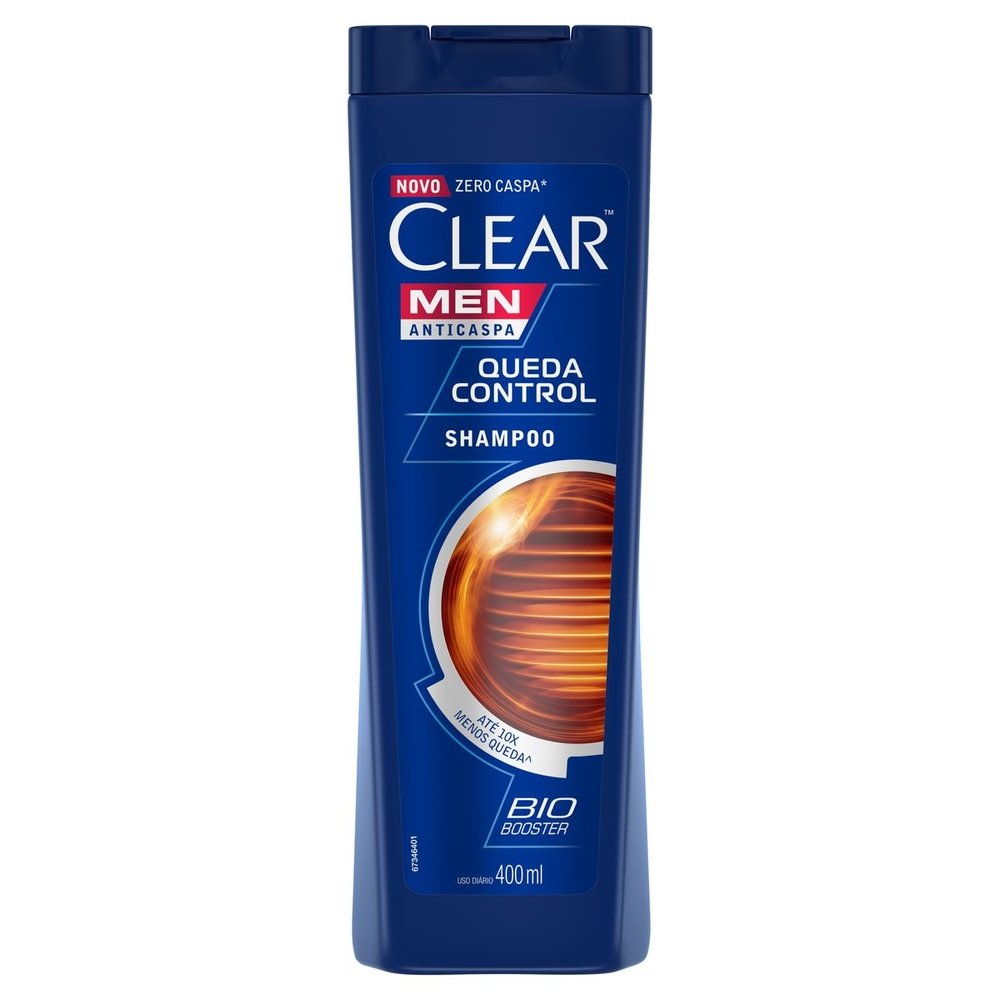 Shampoo Clear Men Queda Control 400ml - PanVel Farmácias