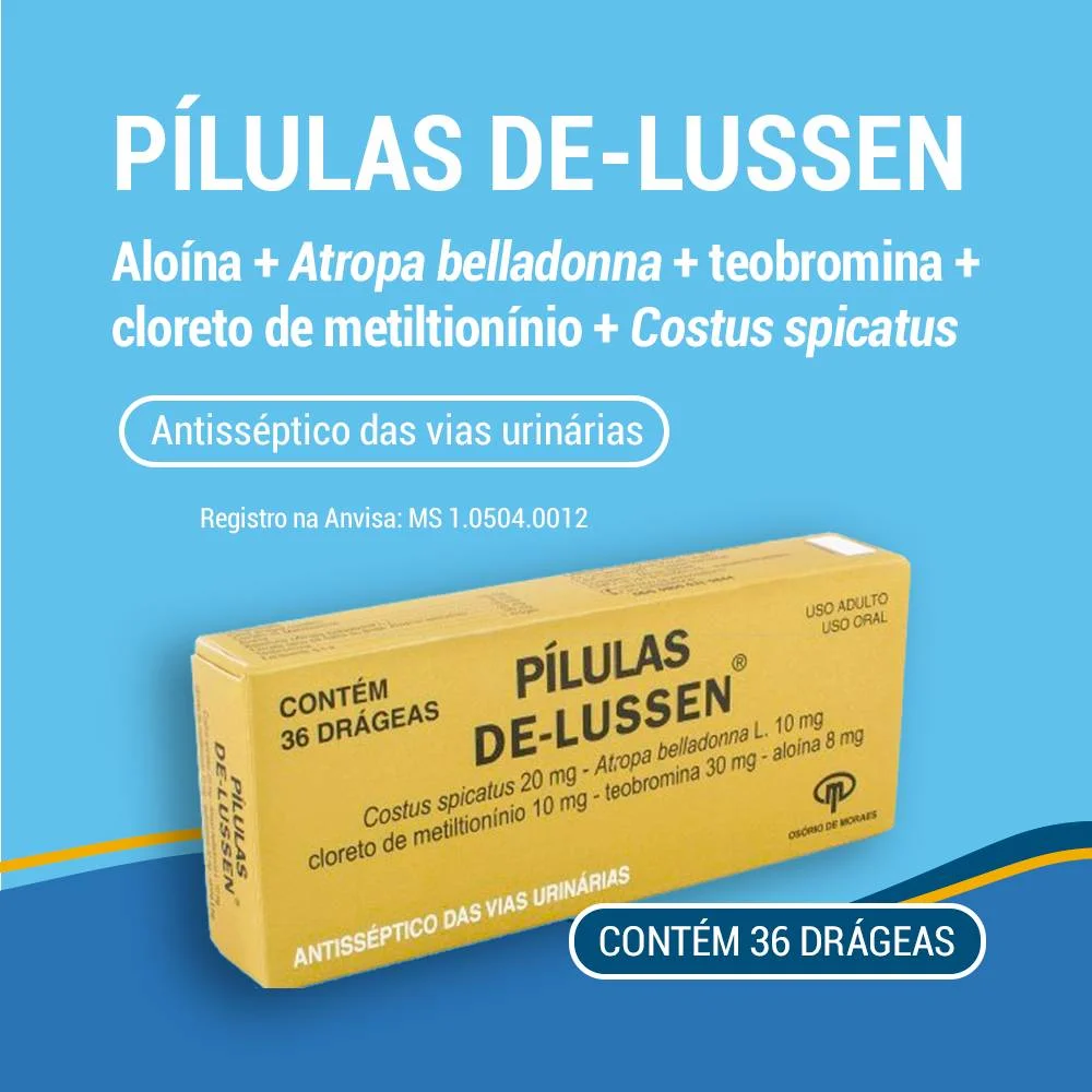 Lussen 36 Pilulas - PanVel Farmácias