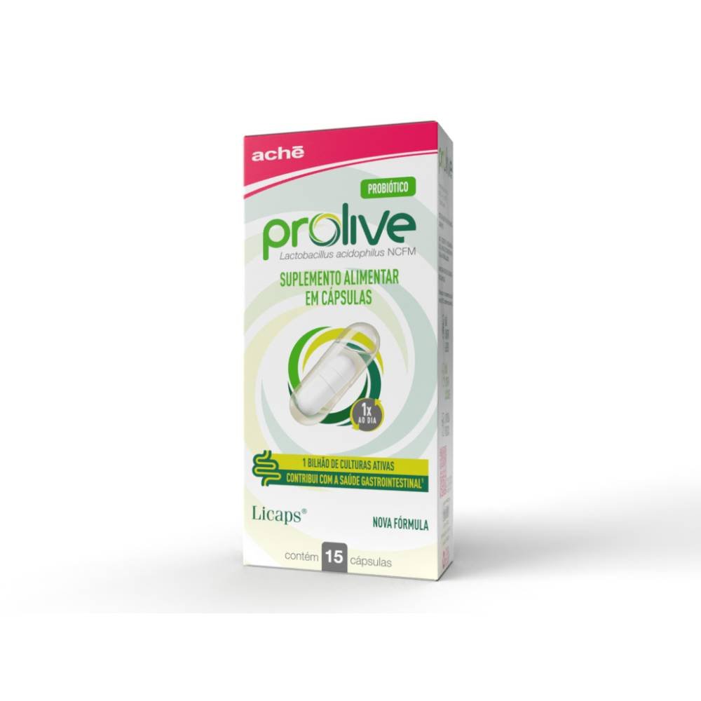 Prolive 55mg 15 Cápsulas - PanVel Farmácias