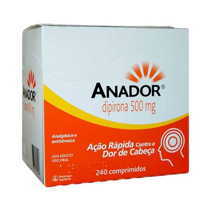 Anador 500mg 60x4 Comprimidos - PanVel Farmácias