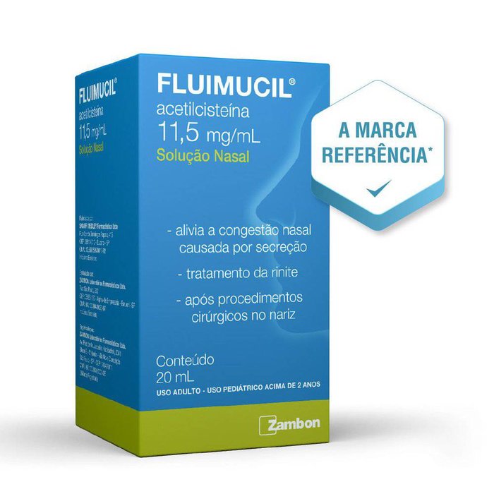 Fluimucil Solução Nasal Spray 20ml - PanVel Farmácias