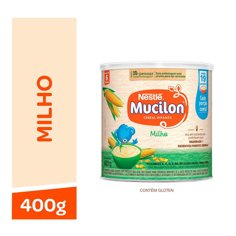 Cereal Infantil Mucilon Milho 400g - PanVel Farmácias
