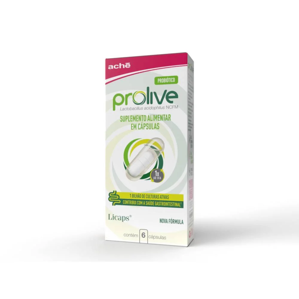 Prolive 55 Mg 6 Capsulas - PanVel Farmácias