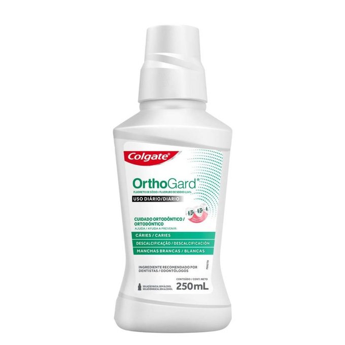 Enxaguatorio Colgate Orthogard 250ml - PanVel Farmácias