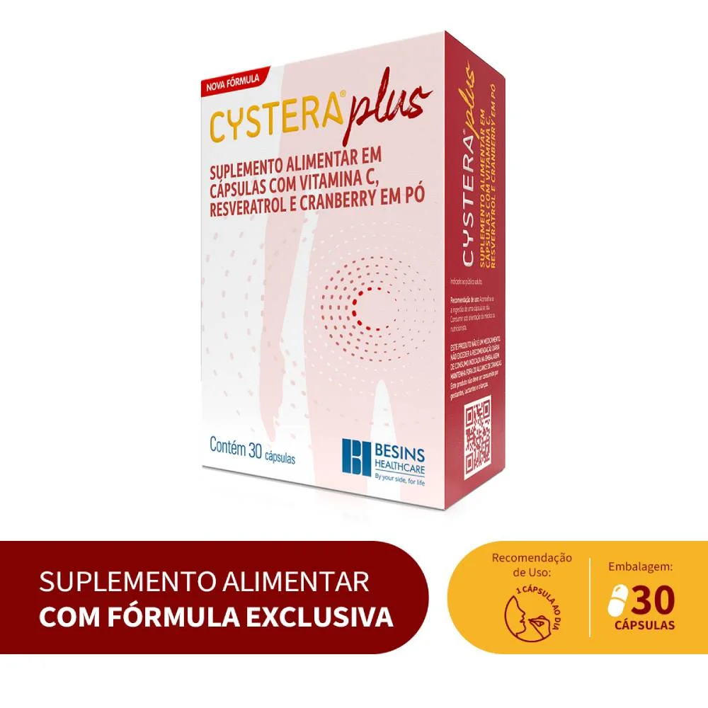 Cystera Plus 30 Comprimidos | Panvel Farmácias