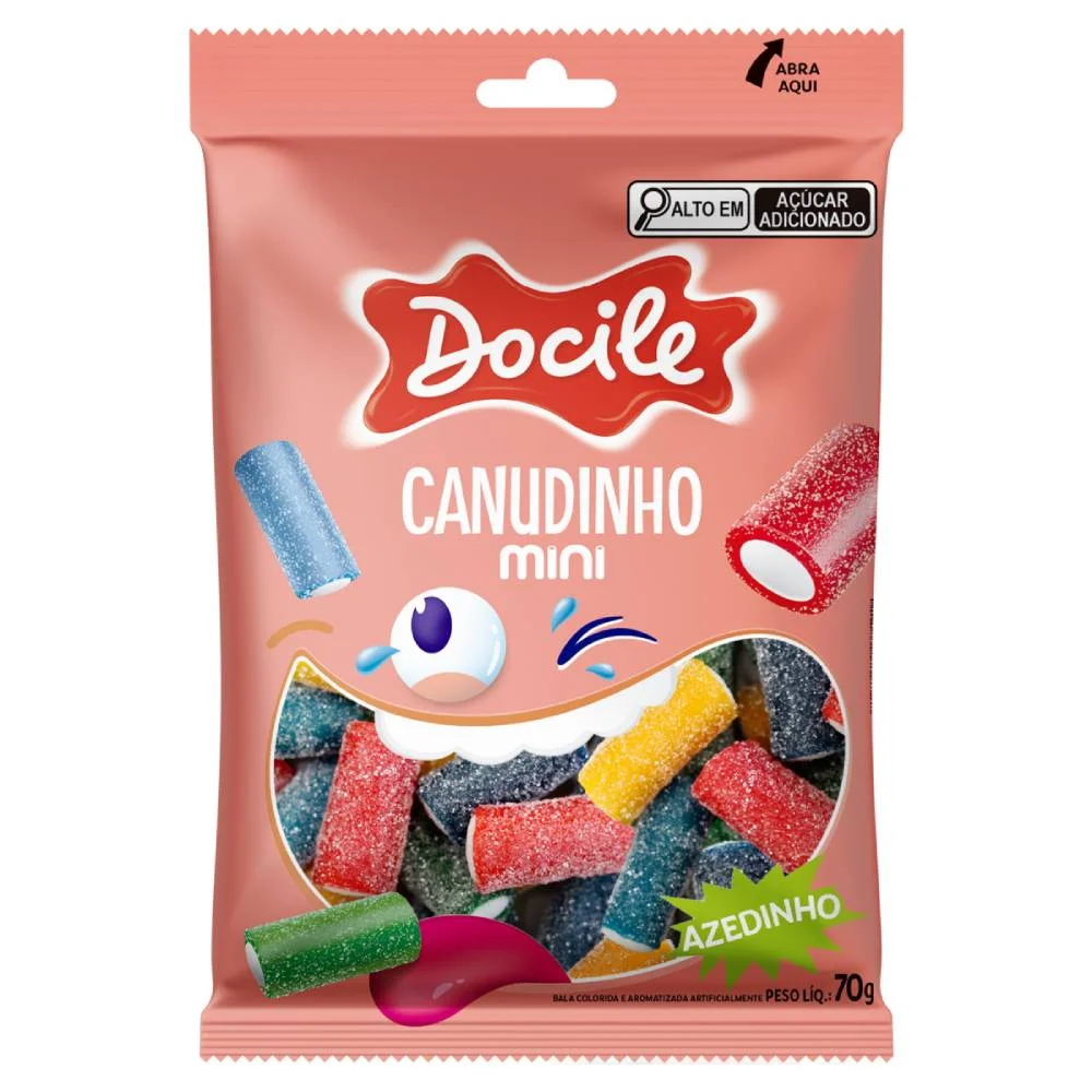 Bala Canudinho Jumbo Bite Size 70g | Panvel Farmácias