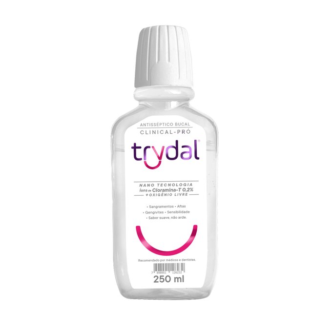 Antisséptico Bucal Trydal Clinical-Pró Cloramina-T 250 Ml - PanVel ...