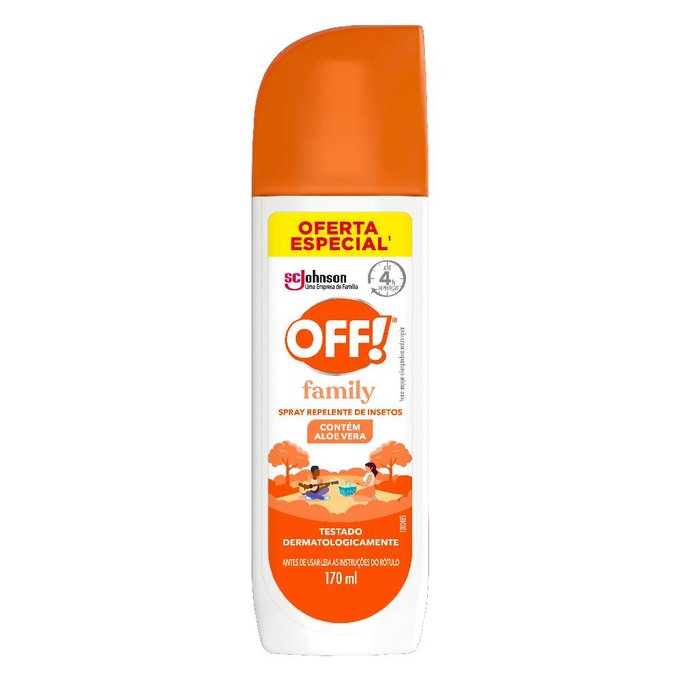 Repelente Off Spray Family 170ml - PanVel Farmácias