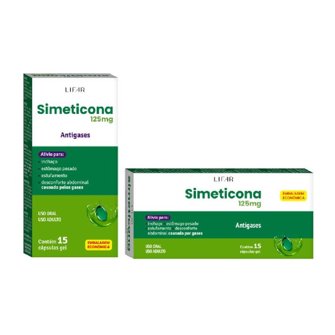 Simeticona 125mg Lifar 15 Cápsulas | Panvel
