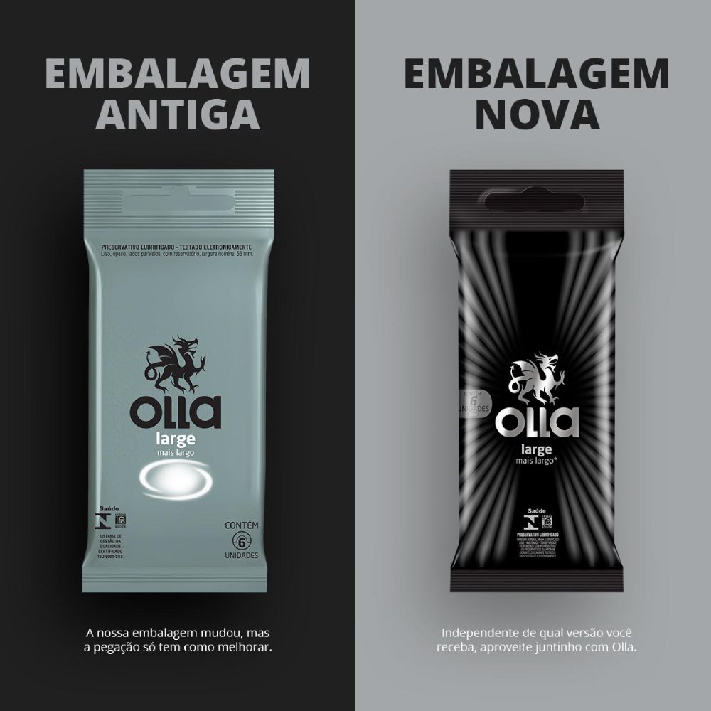 Preservativo Olla Large Com 6 Unidades - PanVel Farmácias