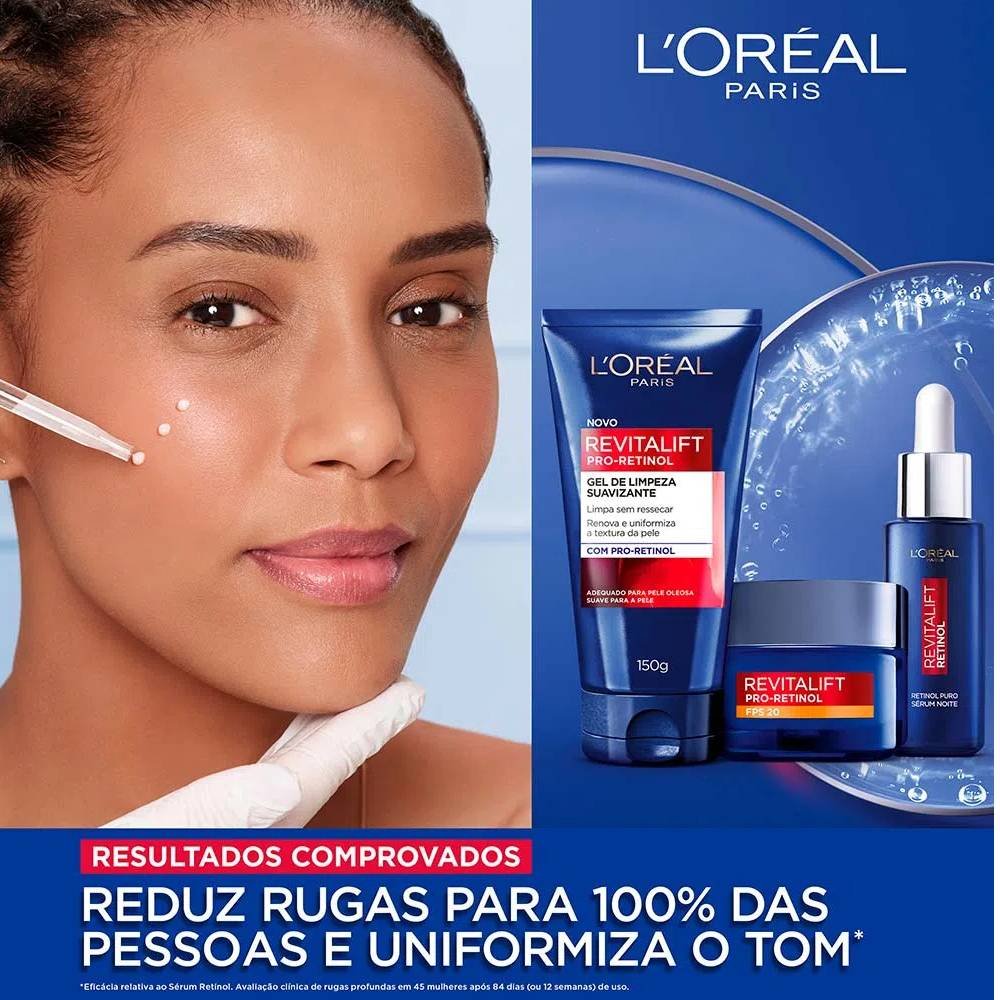 Gel De Limpeza Facial Suavizante Loreal Paris Revitalift Retinol 150g ... Gel De Limpeza Facial Suavizante Loreal Paris Revitalift Retinol 150g ...