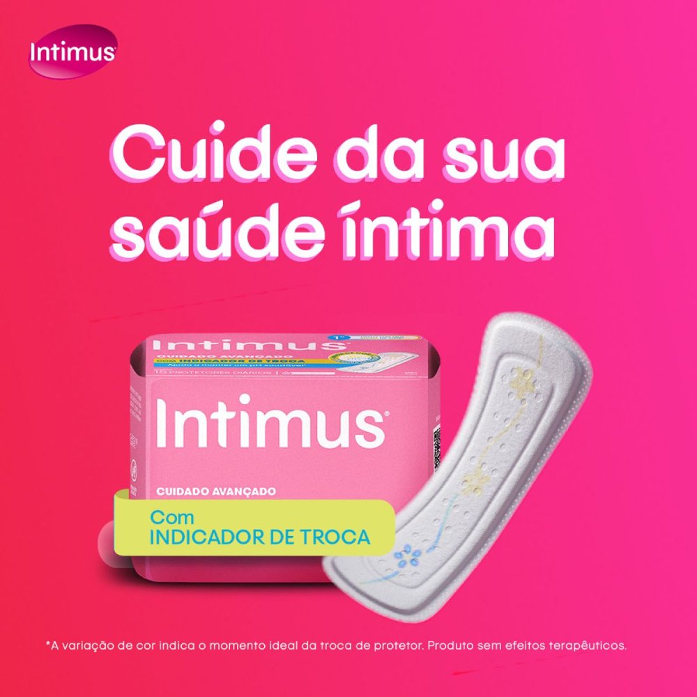 Protetor Diário Intimus Com Indicador De Troca - 80 Unidades - PanVel ...